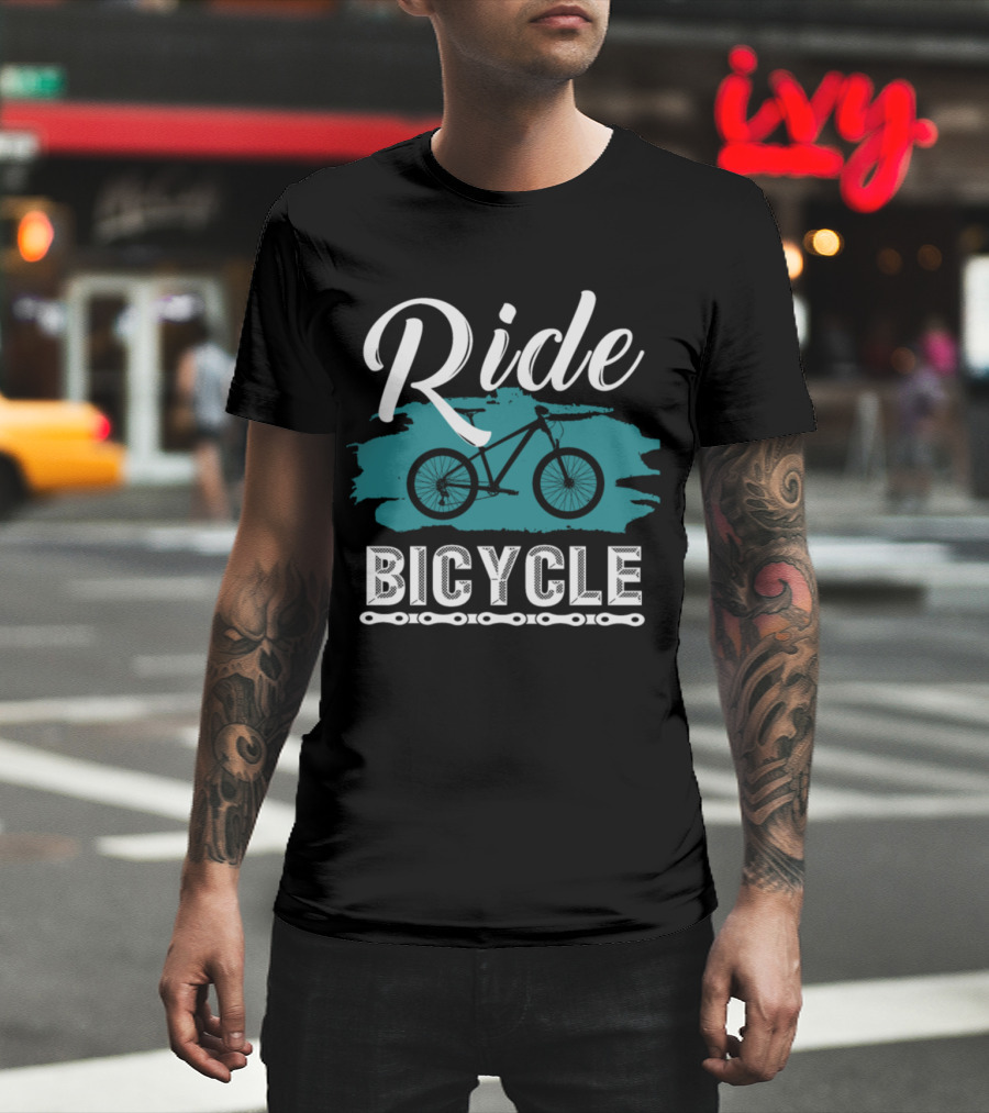 Ride Bicycle Biker Idea T-Shirt