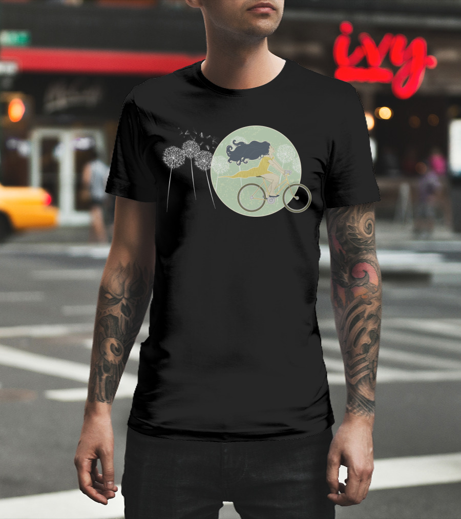 Ventura Highway Cycling Dandelion Dreamscape T-Shirt