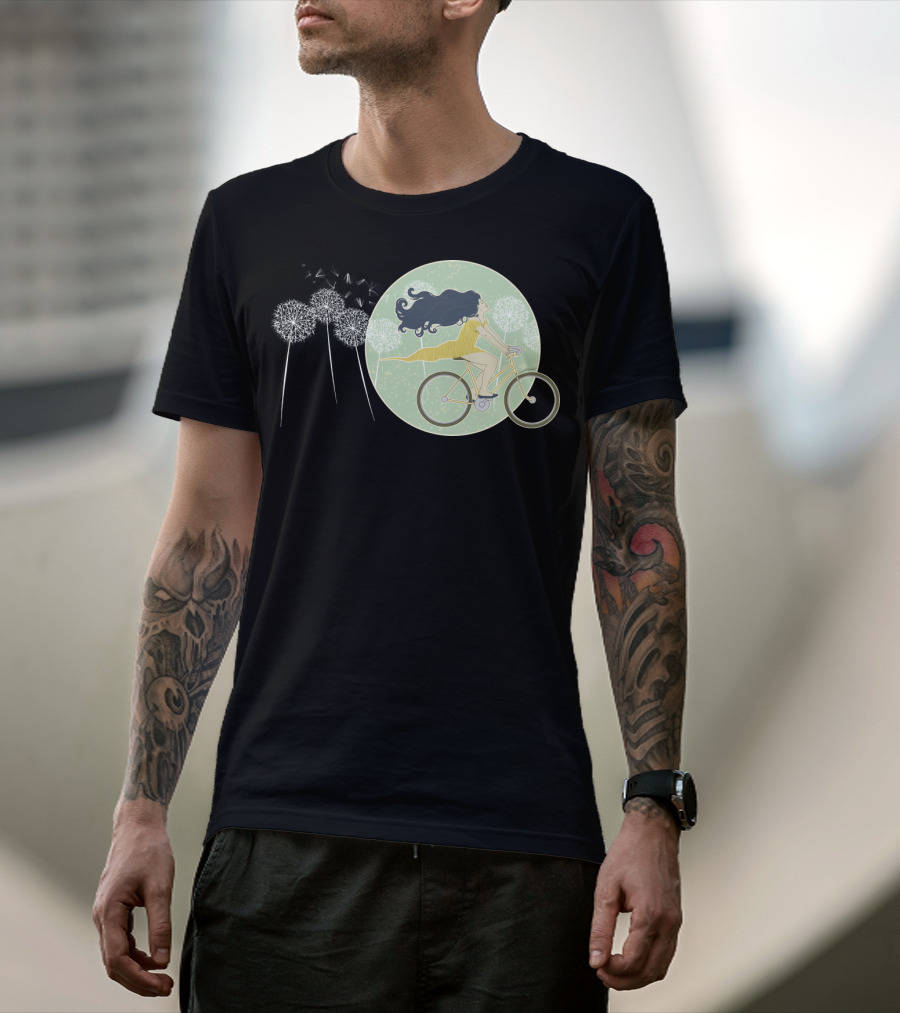 Ventura Highway Cycling Dandelion Dreamscape T-Shirt