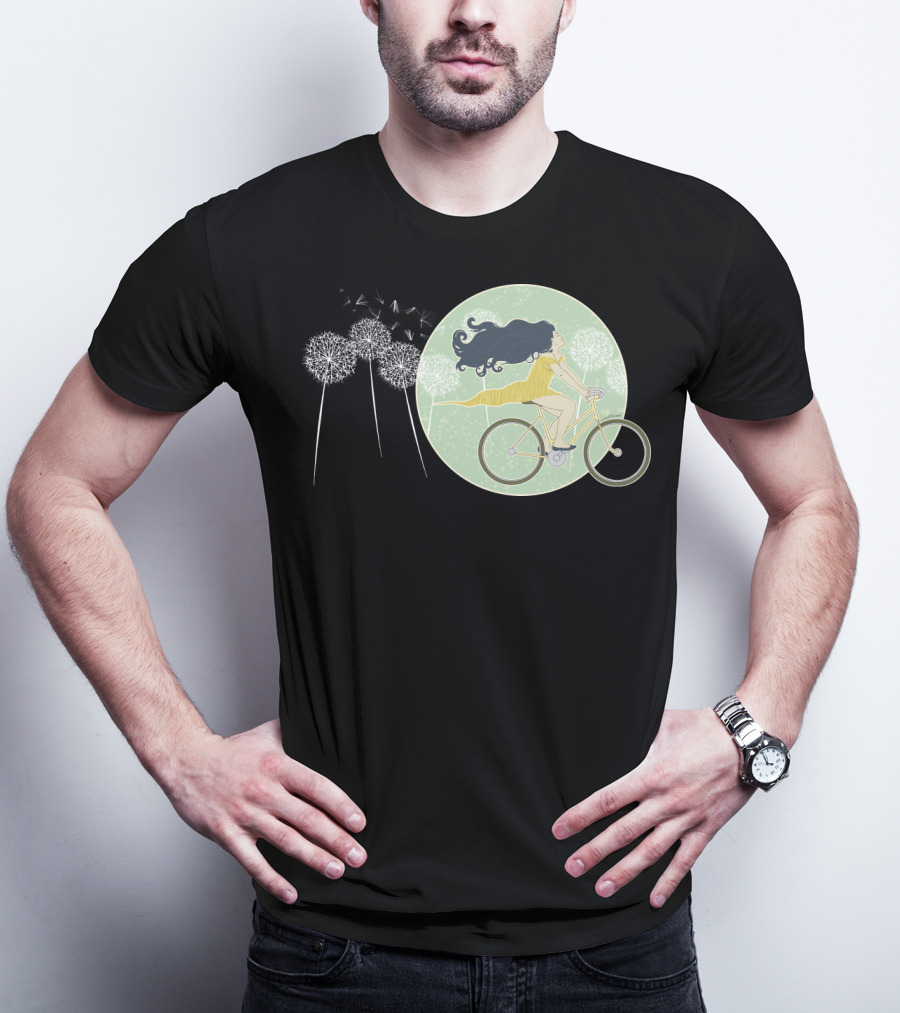 Ventura Highway Cycling Dandelion Dreamscape T-Shirt