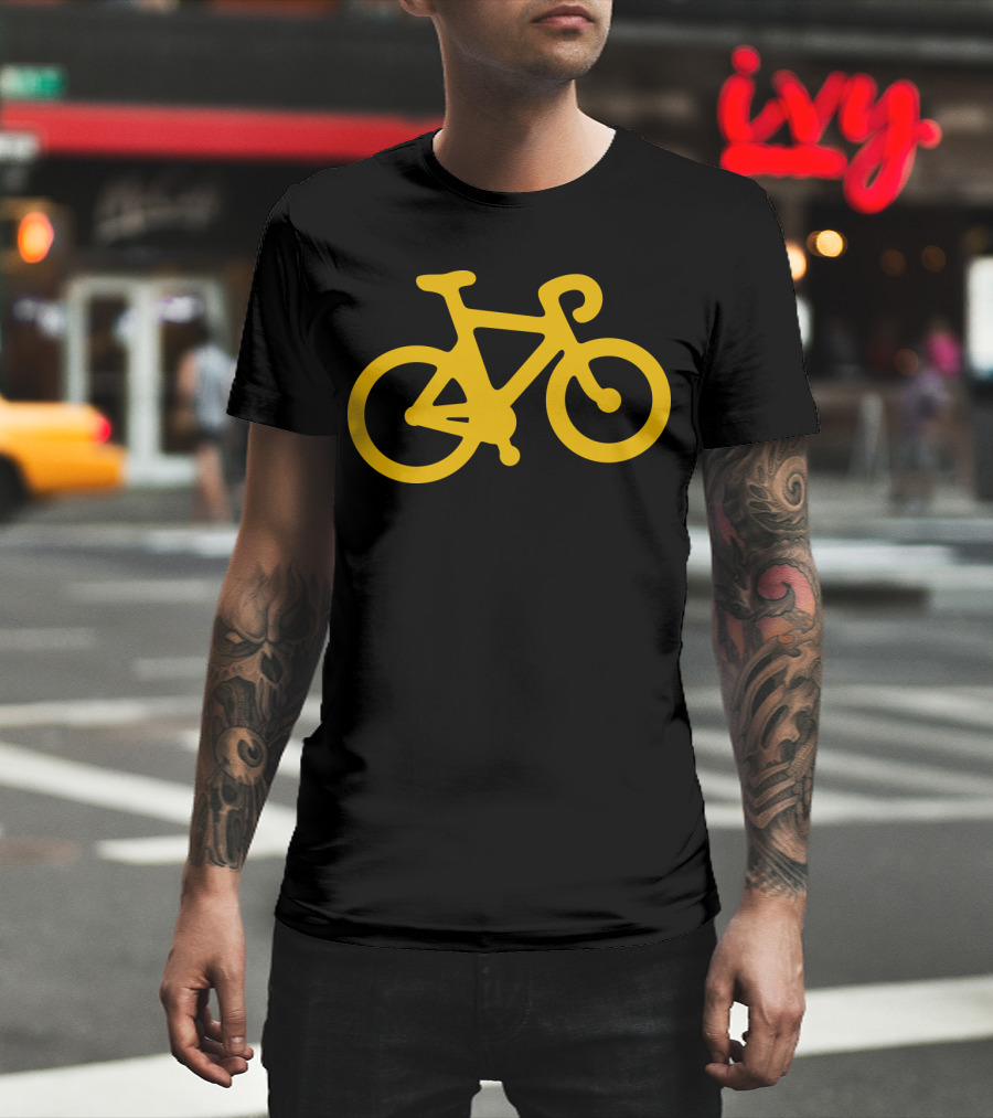 Yellow Road Bike T-Shirt