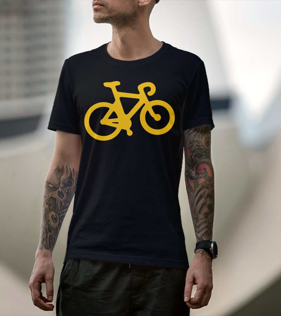 Yellow Road Bike T-Shirt