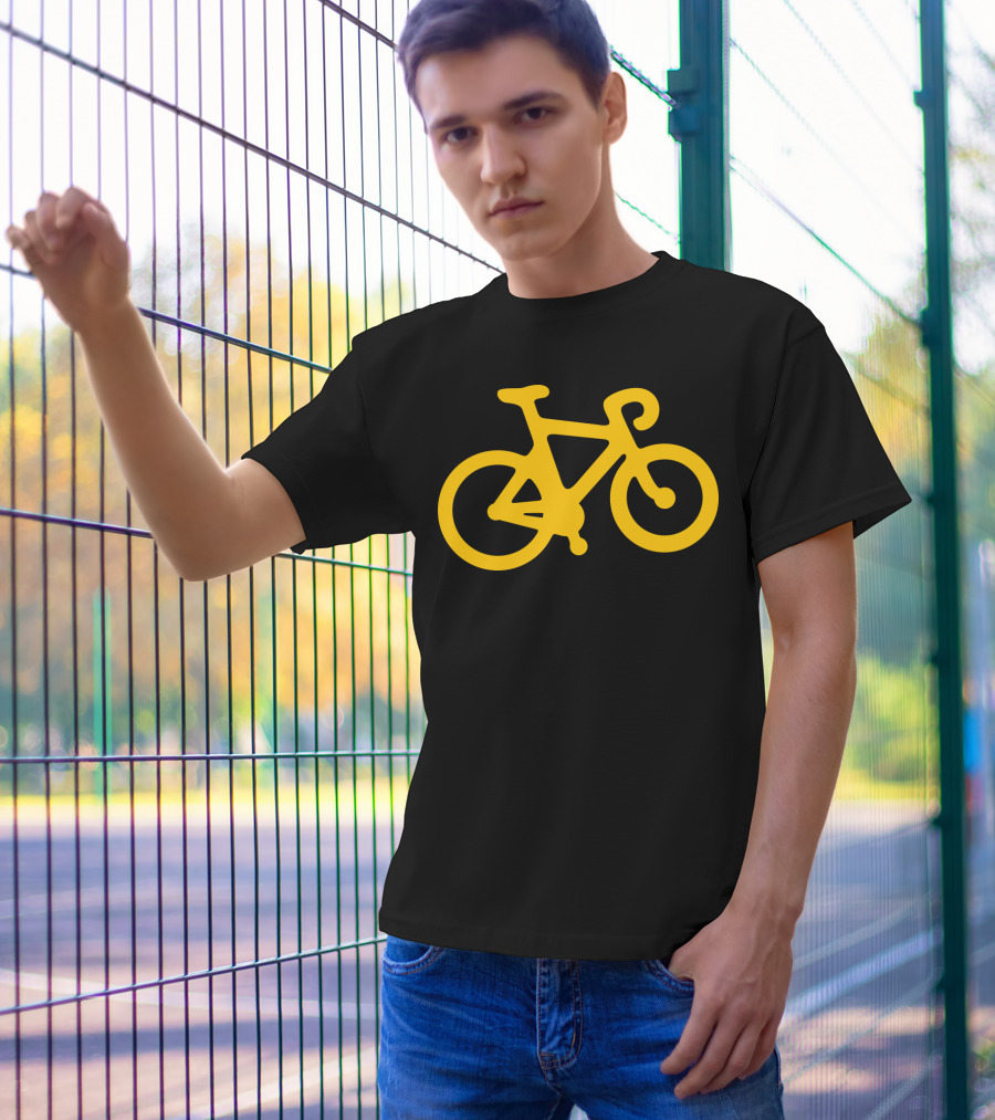 Yellow Road Bike T-Shirt