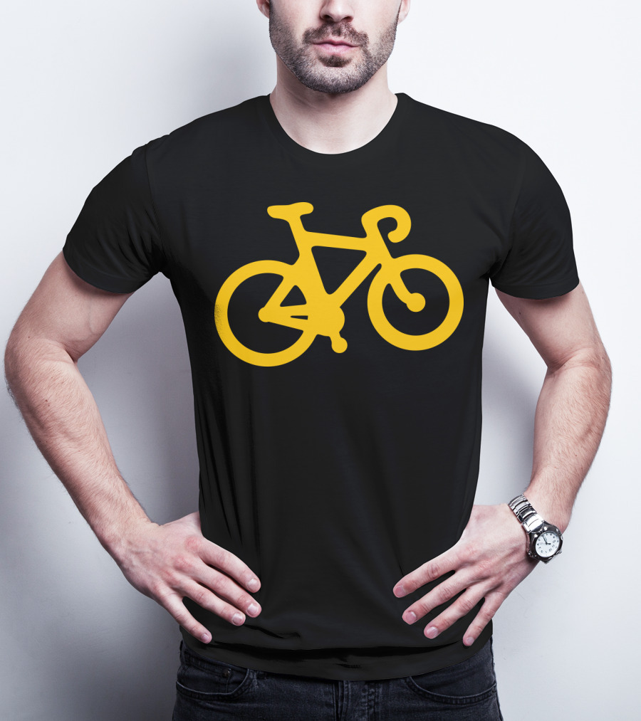 Yellow Road Bike T-Shirt