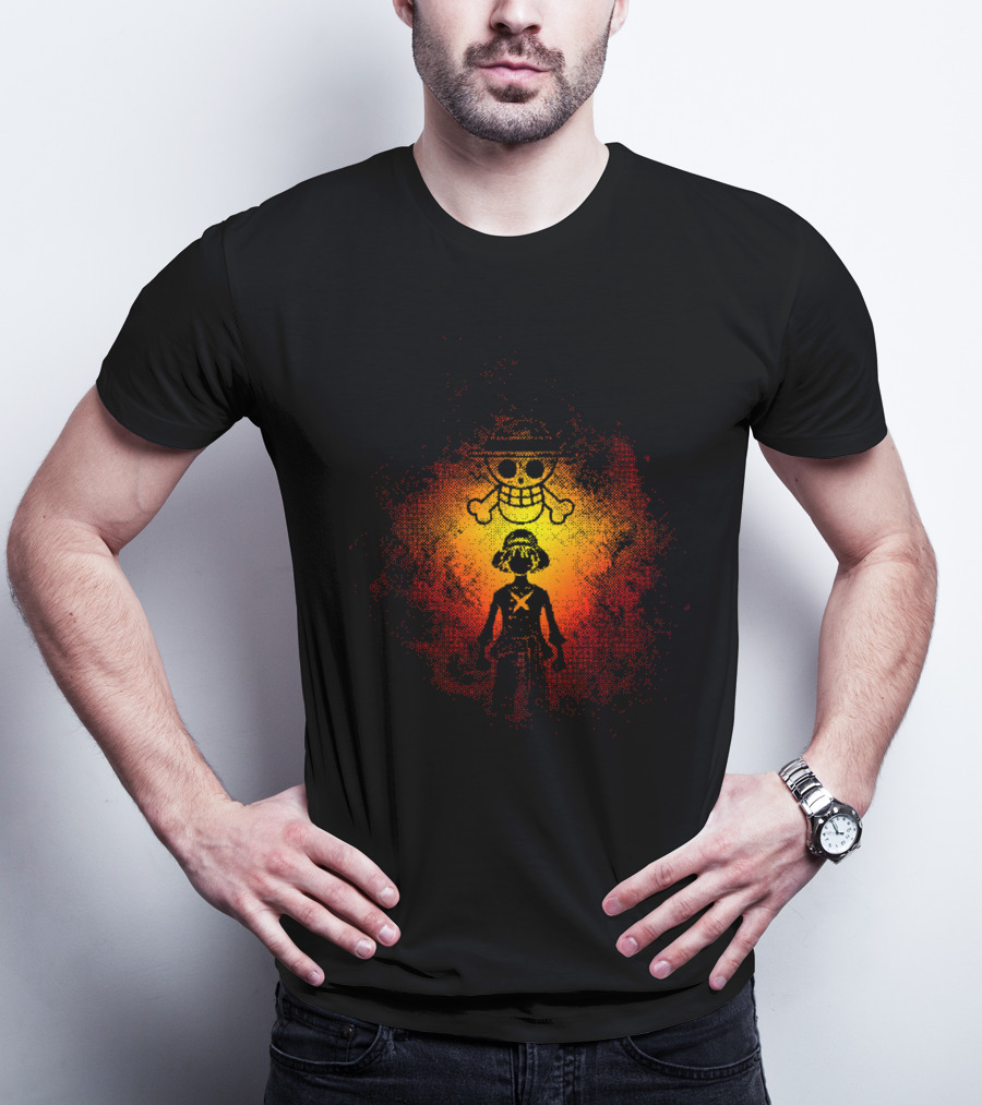 ONE PIECE Straw Hat Pirate Jolly Roger T-Shirt