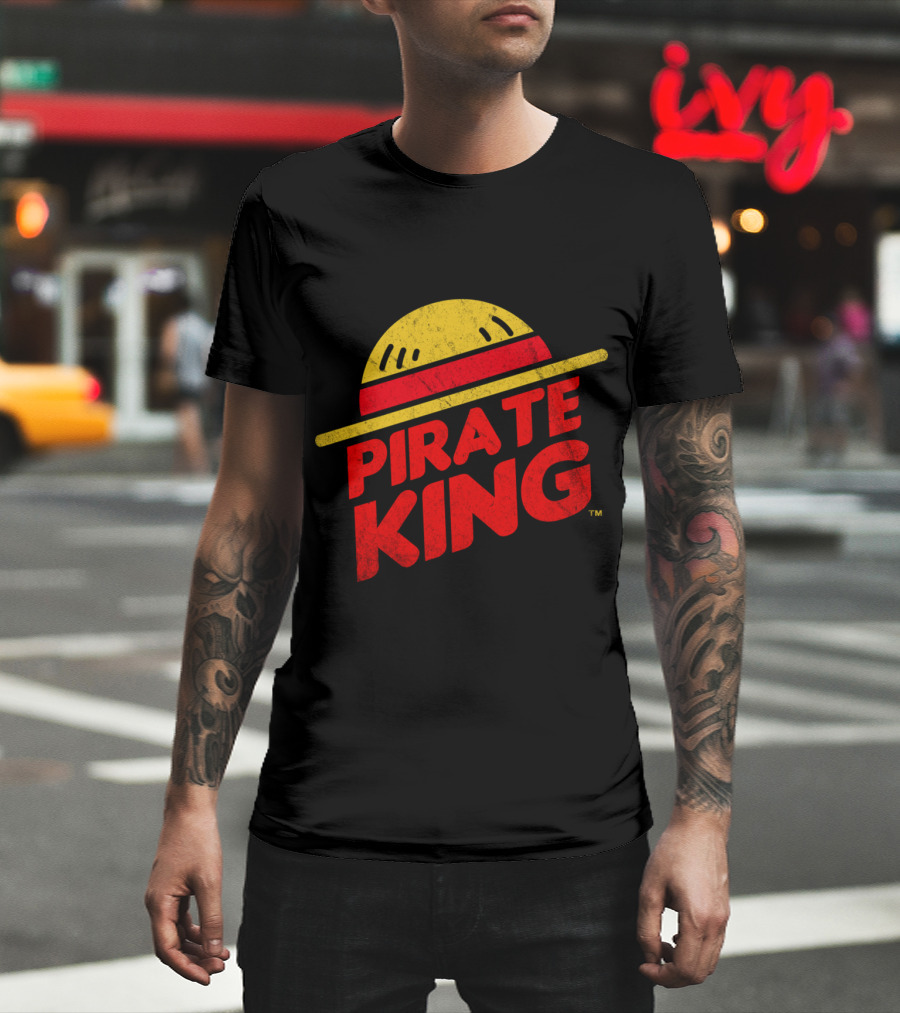 PIRATE KING Straw Hat Anime T-Shirt