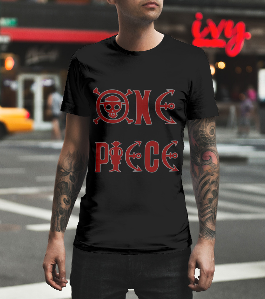 One Piece Straw Hat Jolly Roger Luffy T-Shirt