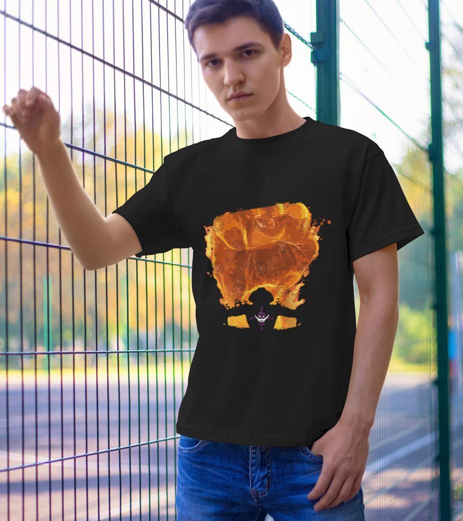Fire Fist Ace Flaming Punch T-Shirt