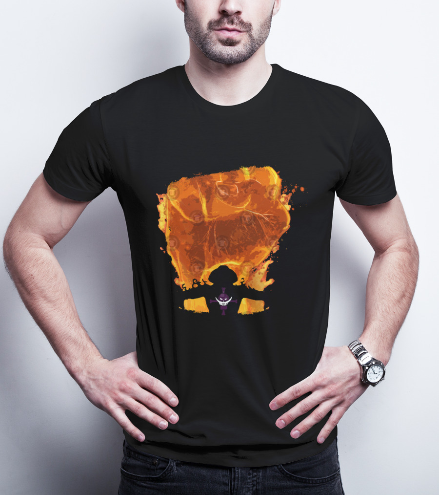Fire Fist Ace Flaming Punch T-Shirt