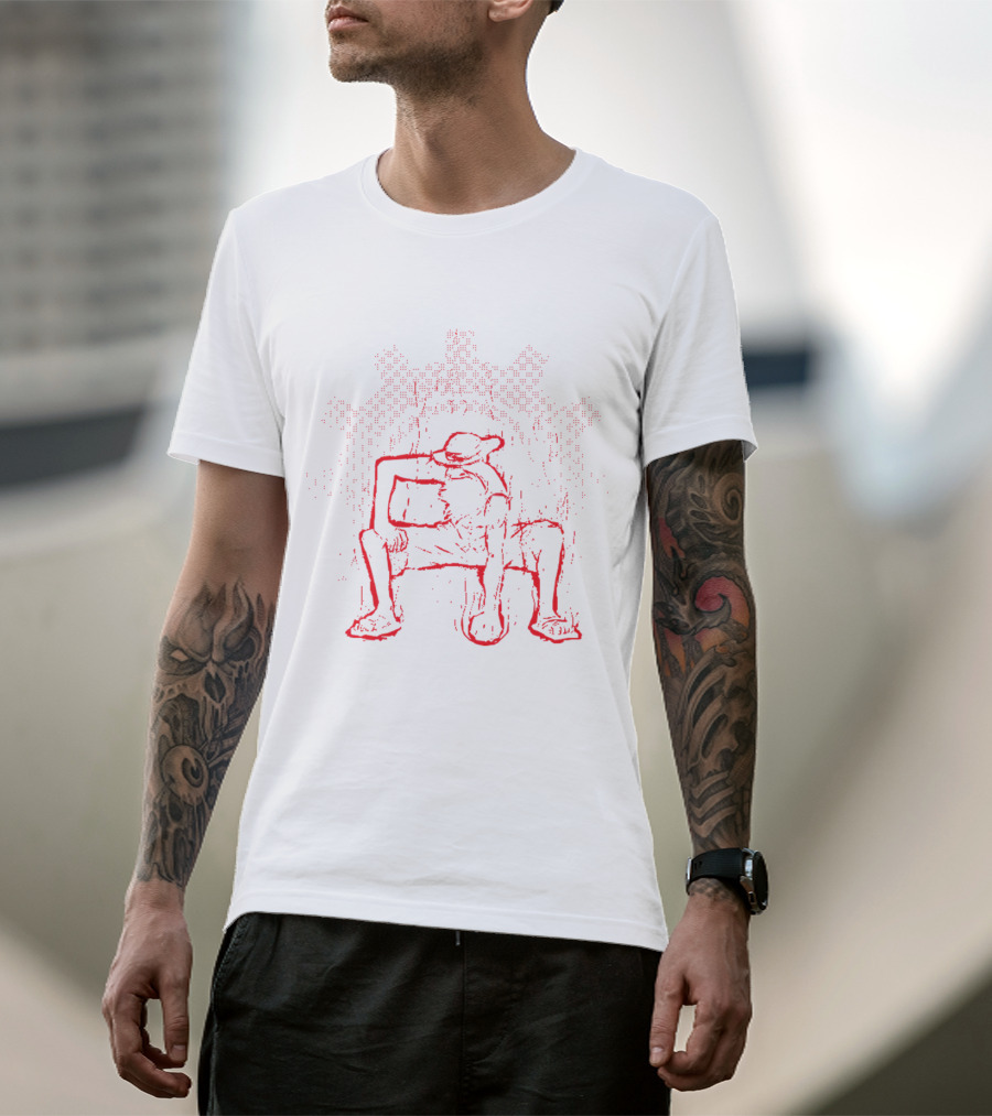 Gear Second Luffy Outline T-Shirt