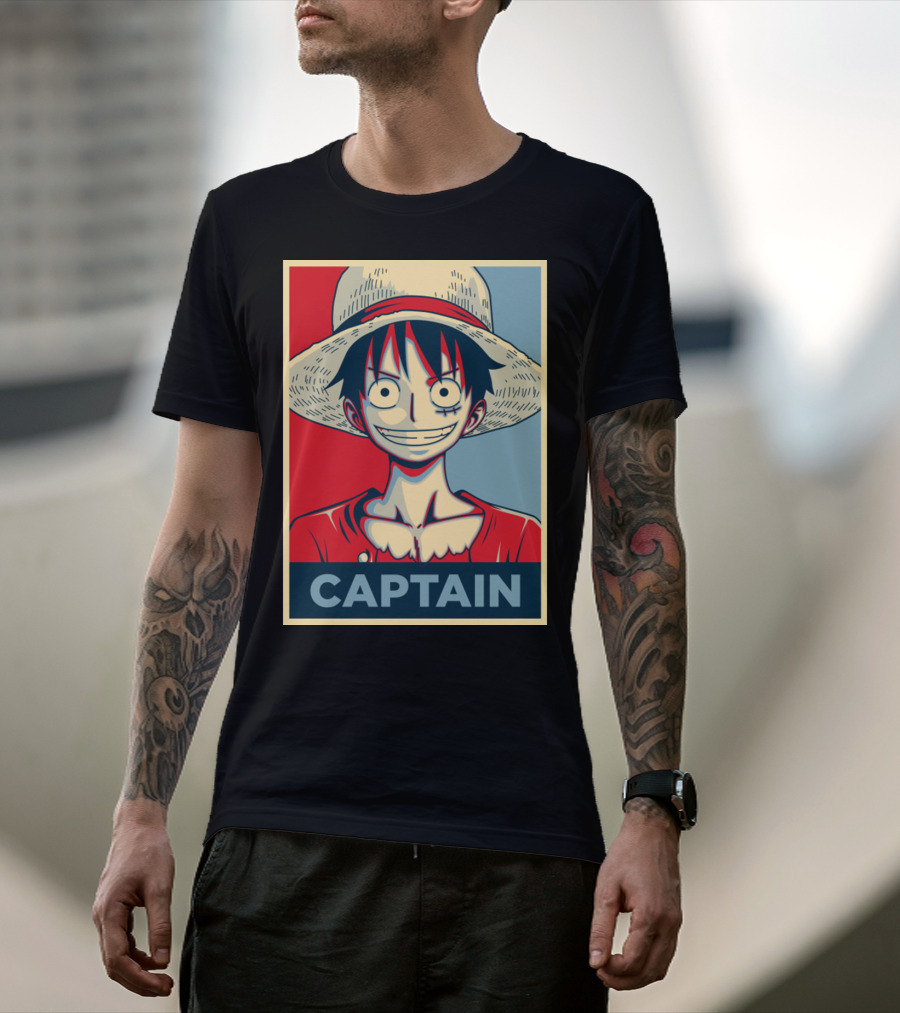 Luffy Captain Straw Hat T-Shirt