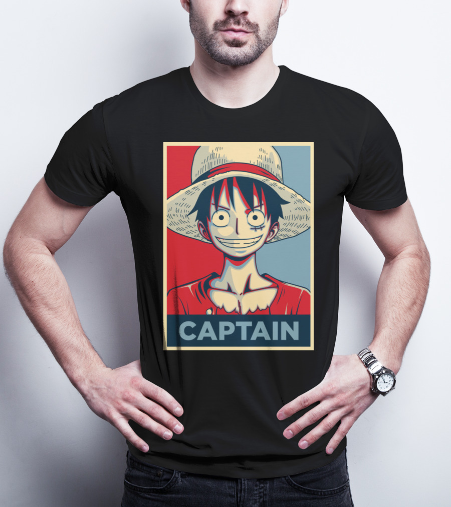 Luffy Captain Straw Hat T-Shirt