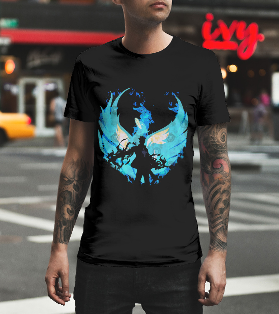 Marco The Phoenix Blue Flame Mastery Guardian Transformation T-Shirt