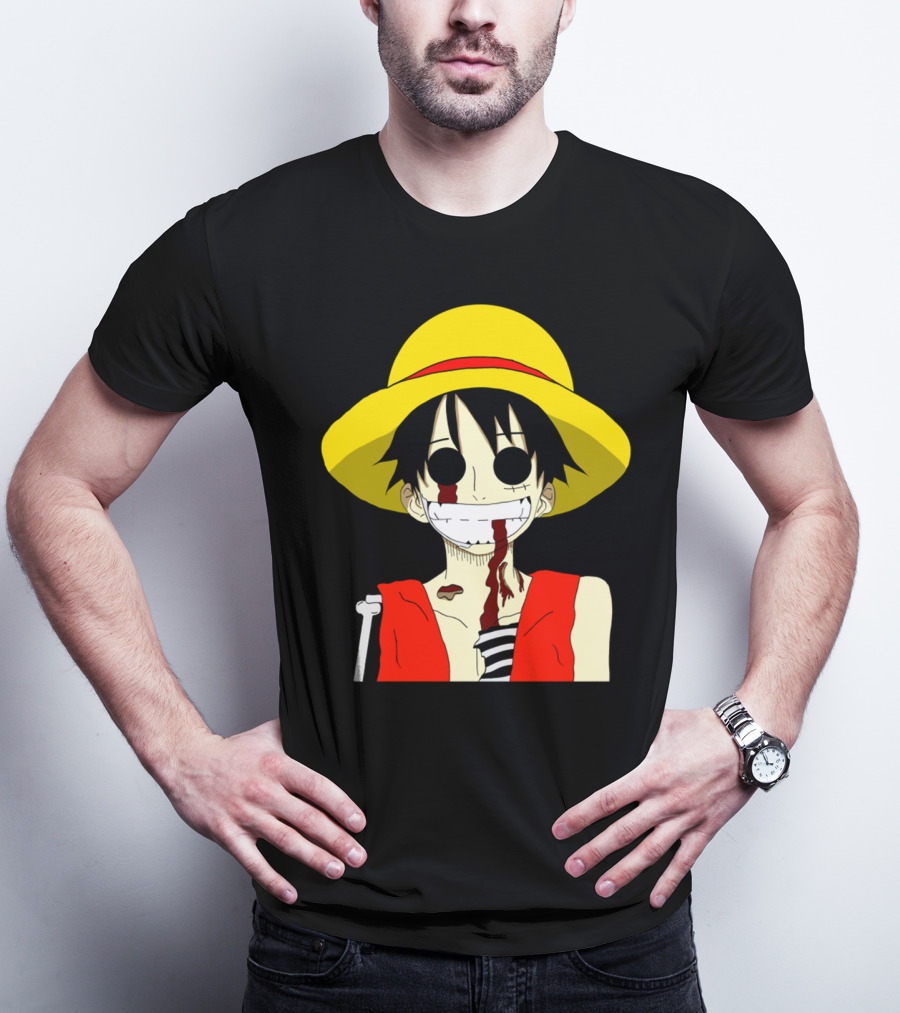 Monkey D Zombie One Piece Straw Hat Luffy T-Shirt