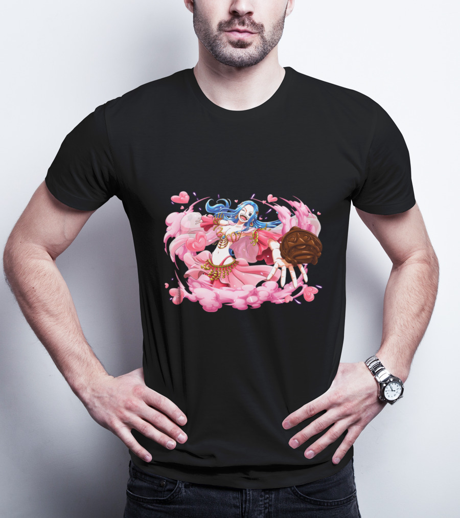 Nefeltary Vivi Princess Of Alabasta One Piece Nefertari Vivi Nami Hearts Cloud Dress T-Shirt