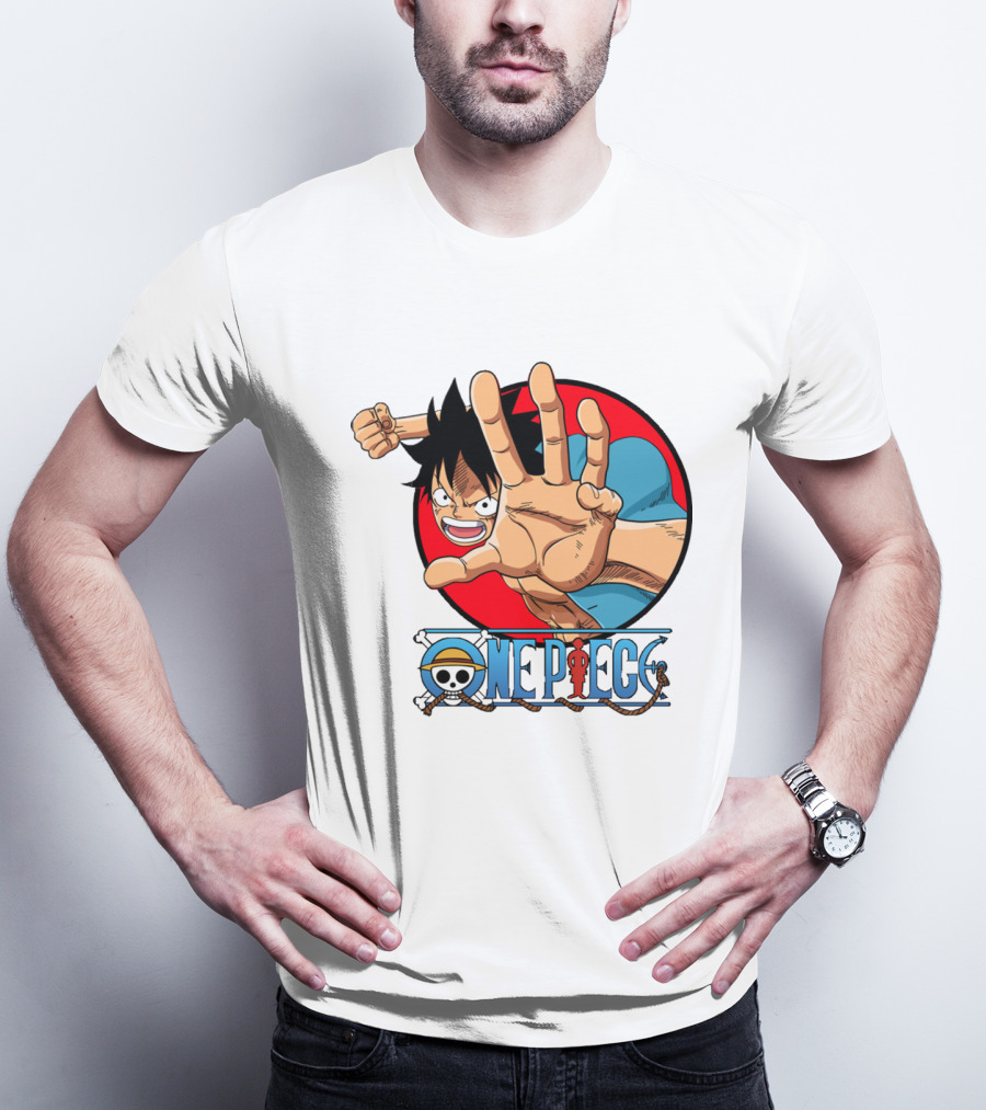 Luffy One Piece Manga Anime Adventure Iconic Skull T-Shirt
