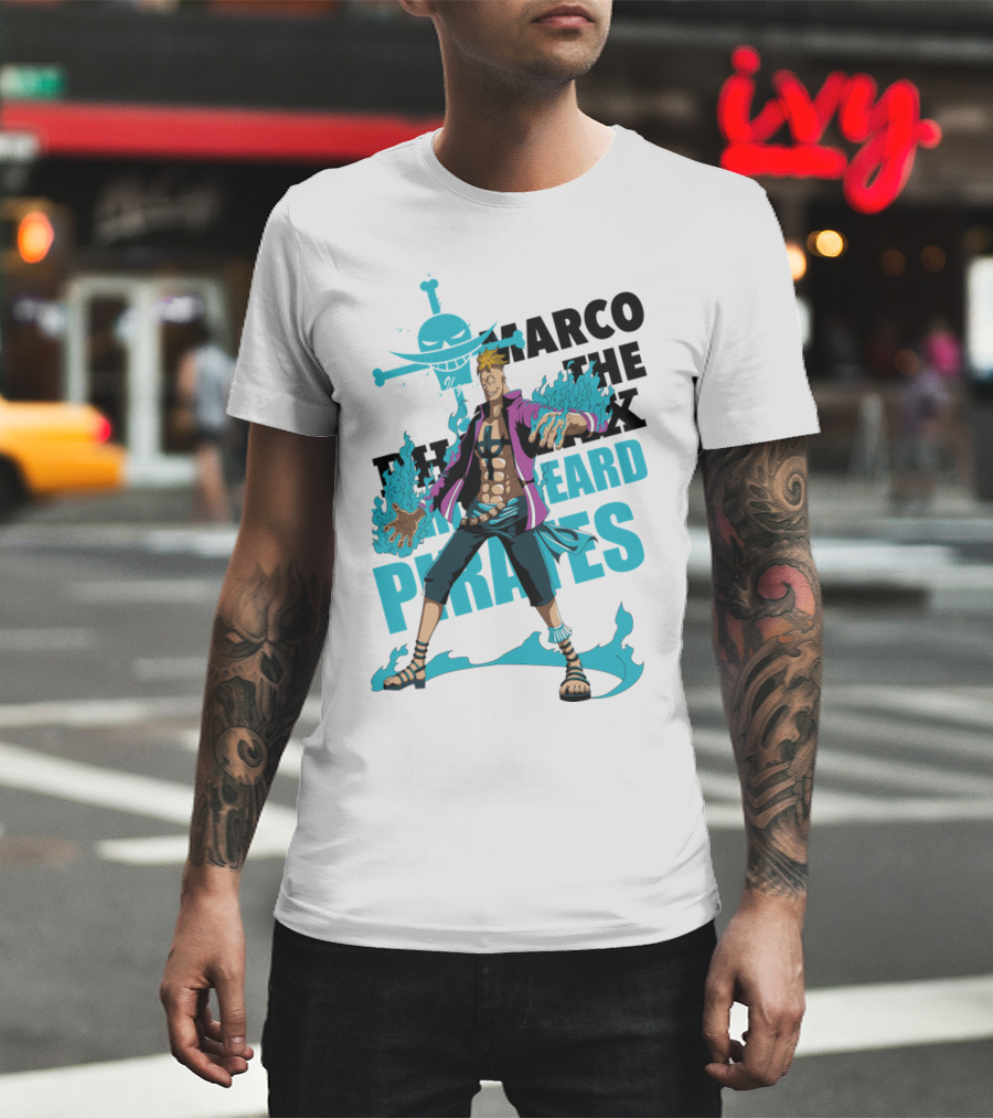 Marco The Phoenix Whitebeard Pirates One Piece T-Shirt