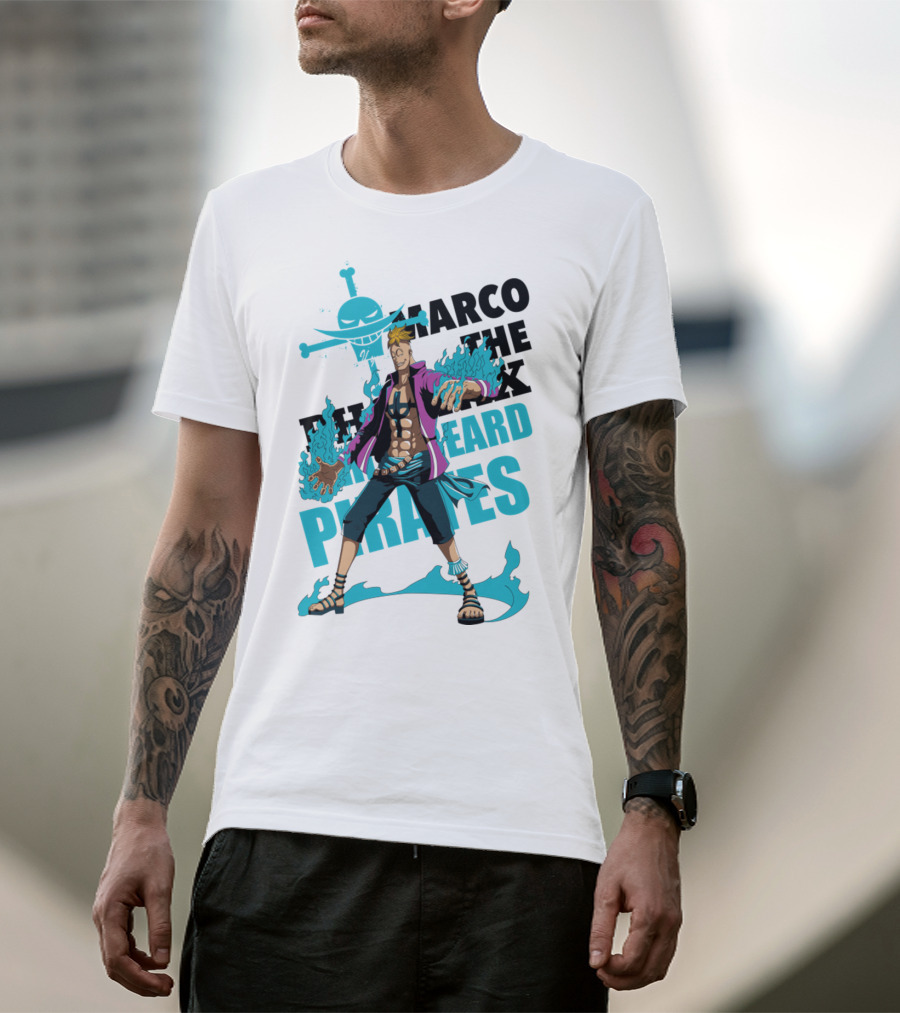 Marco The Phoenix Whitebeard Pirates One Piece T-Shirt