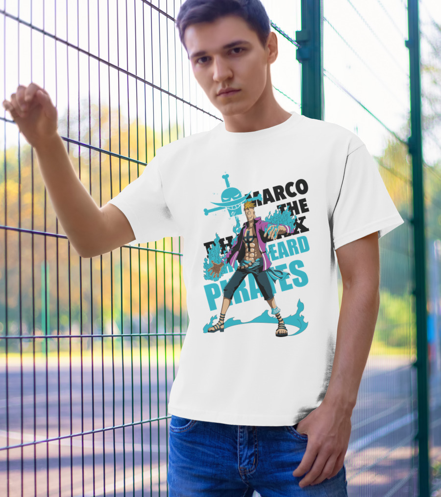 Marco The Phoenix Whitebeard Pirates One Piece T-Shirt