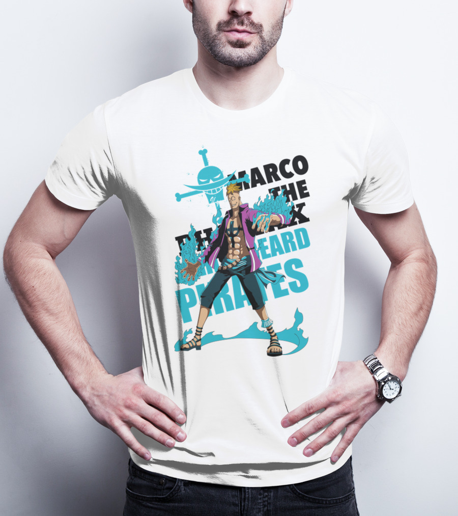 Marco The Phoenix Whitebeard Pirates One Piece T-Shirt