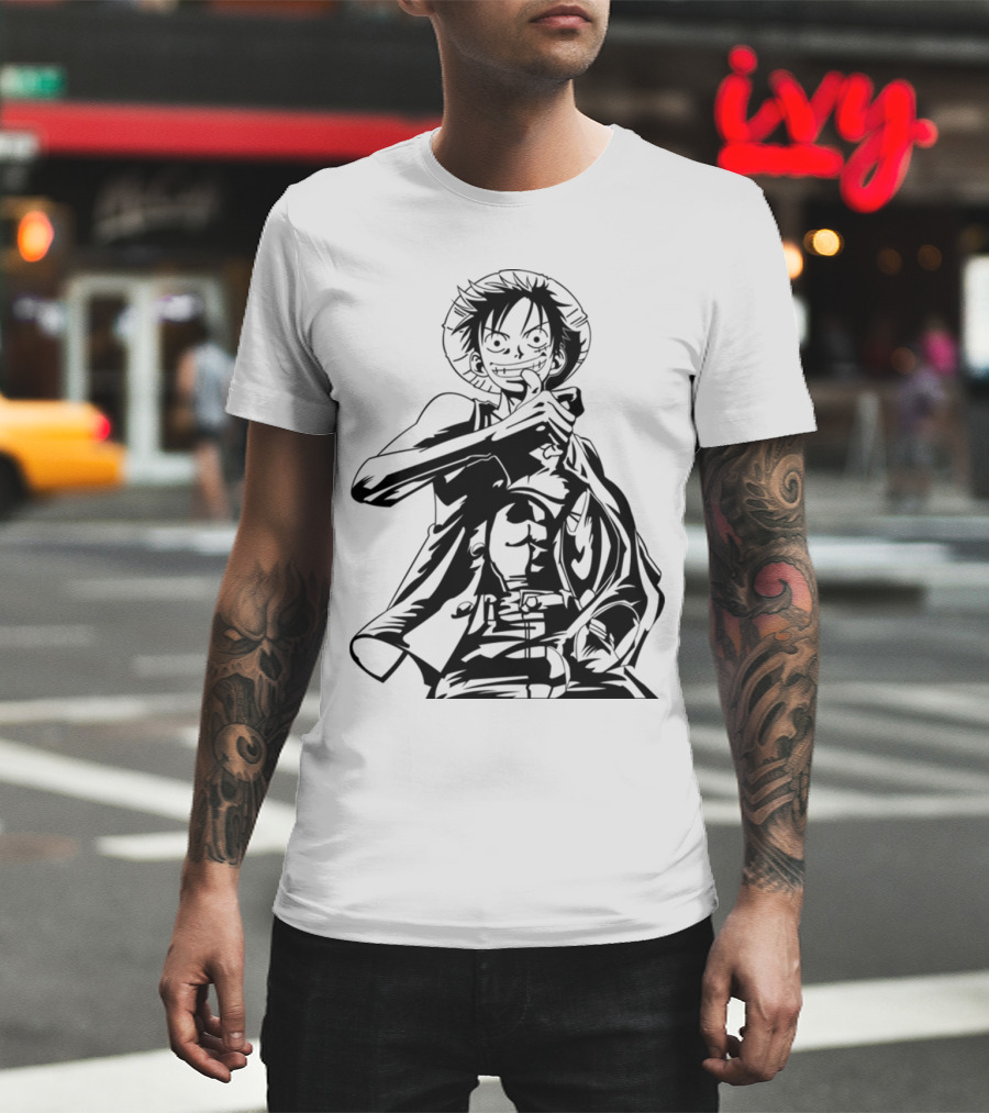 Monkey D. Luffy One Piece Anime Manga Pirate Adventures Fan T-Shirt