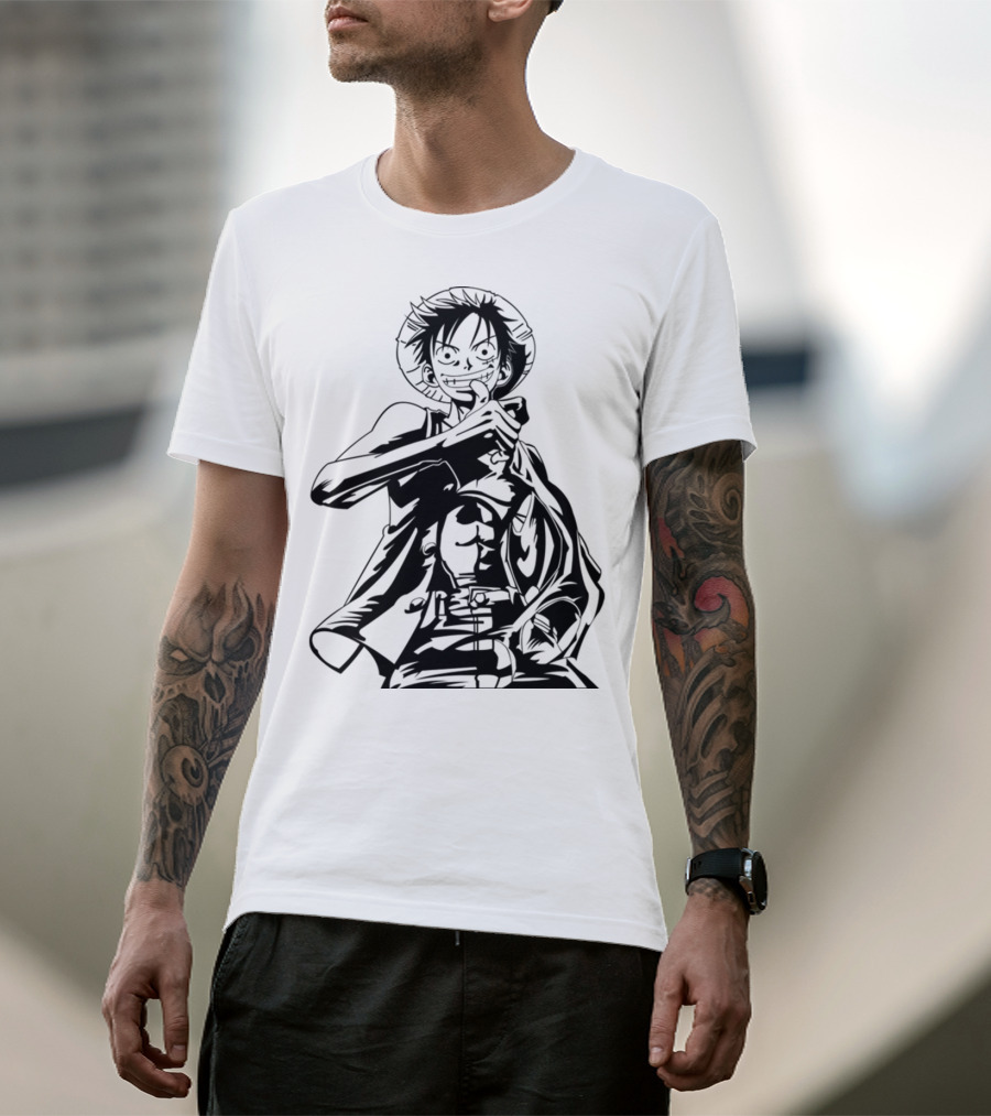 Monkey D. Luffy One Piece Anime Manga Pirate Adventures Fan T-Shirt