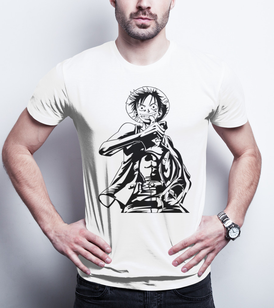 Monkey D. Luffy One Piece Anime Manga Pirate Adventures Fan T-Shirt