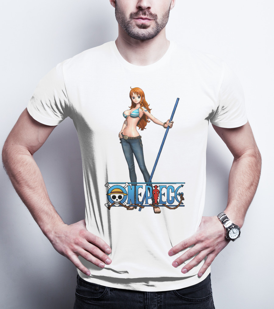 One Piece Nami Iconic Character Artwork T-Shirt
