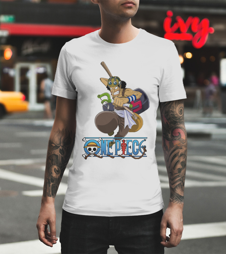 One Piece Usopp Straw Hat Pirate Character T-Shirt