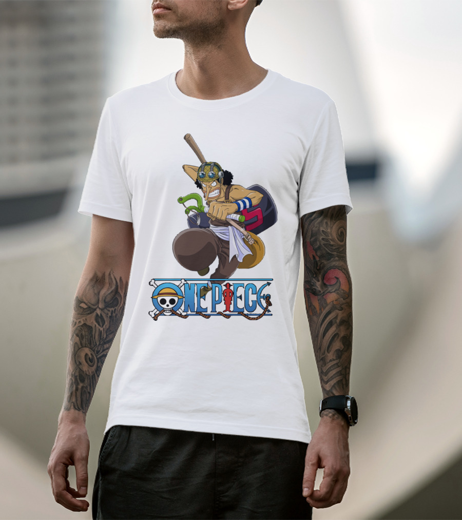 One Piece Usopp Straw Hat Pirate Character T-Shirt