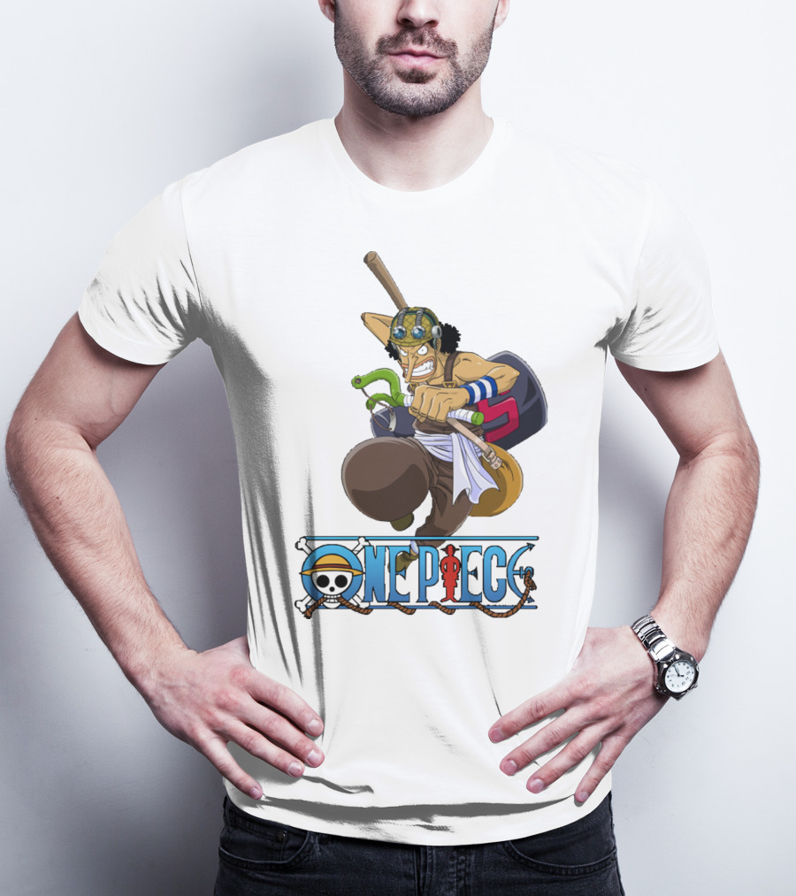 One Piece Usopp Straw Hat Pirate Character T-Shirt