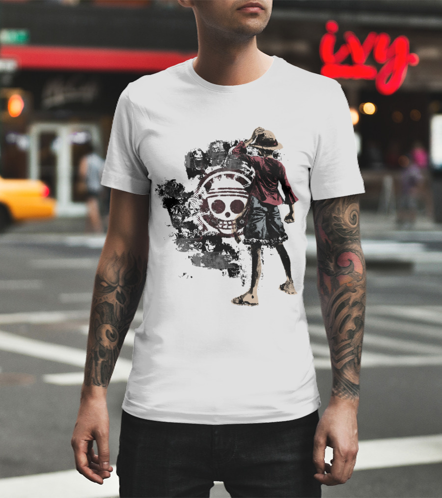 One Piece Straw Hat Pirate Skull Luffy T-Shirt