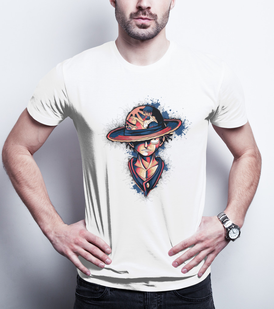 ONE PIECE Luffy The Captain FanArt Iconic Hat T-Shirt