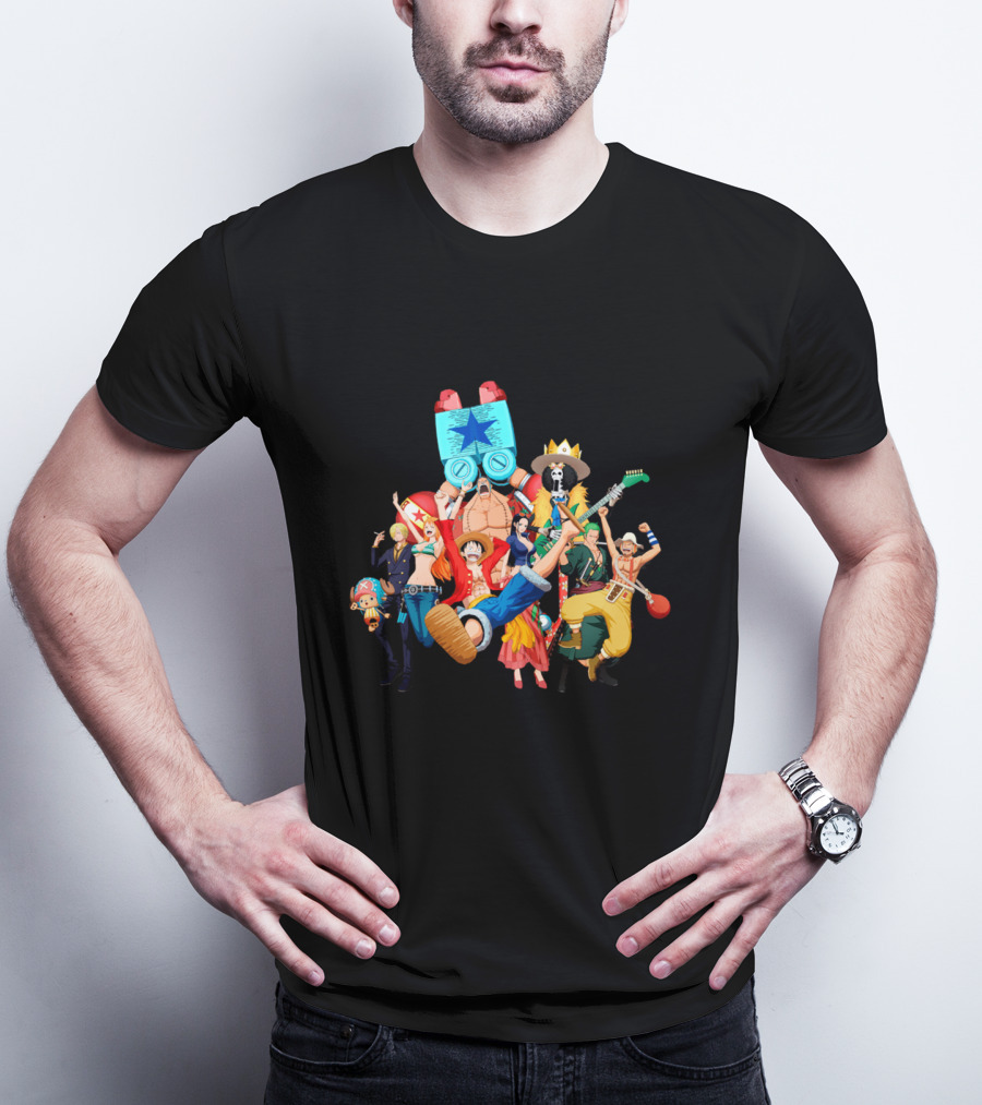 Straw Hat Crew From One Piece Adventure T-Shirt