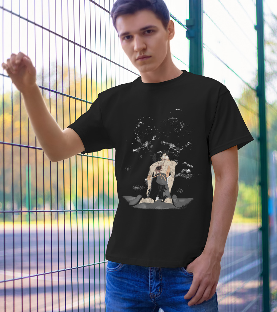 We Are Brothers One Piece Luffy And Ace Emotional Moment T-Shirt