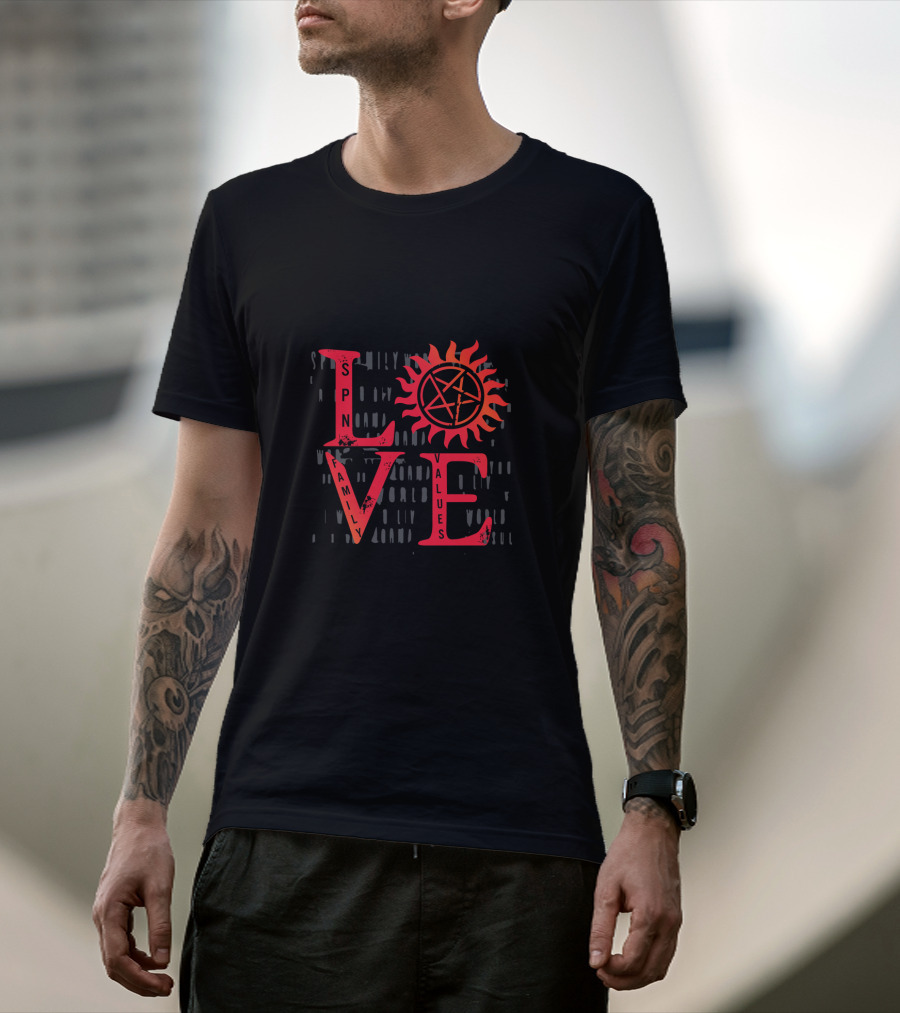 SPN Family Values Love T-Shirt