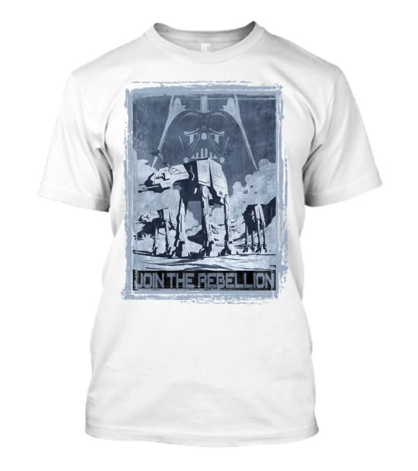 Join The Rebellion Star Wars AT-AT With Darth Vader T-Shirt