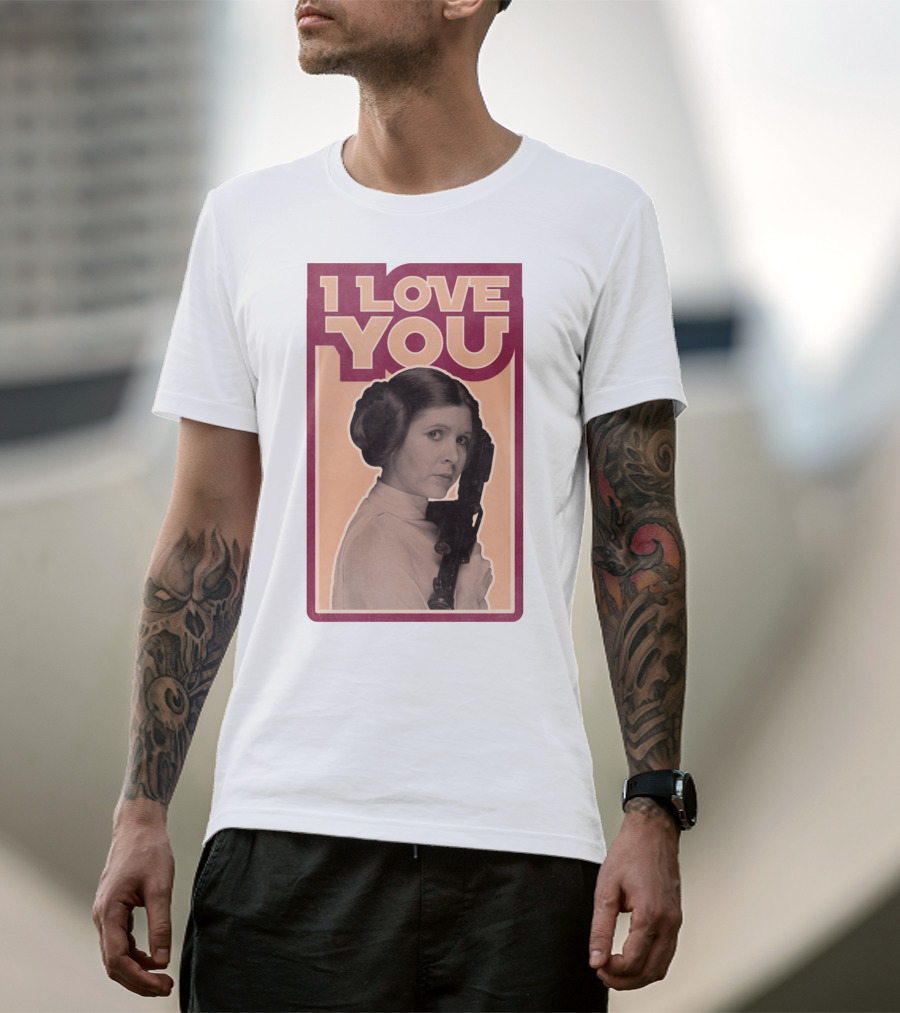 I Love You Leia Vintage T-Shirt