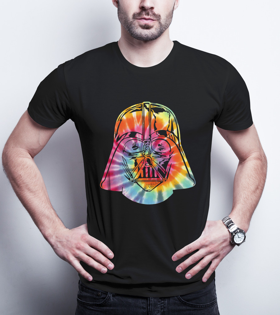 Darth Vader Rainbow Tie Dye Jedi T-Shirt
