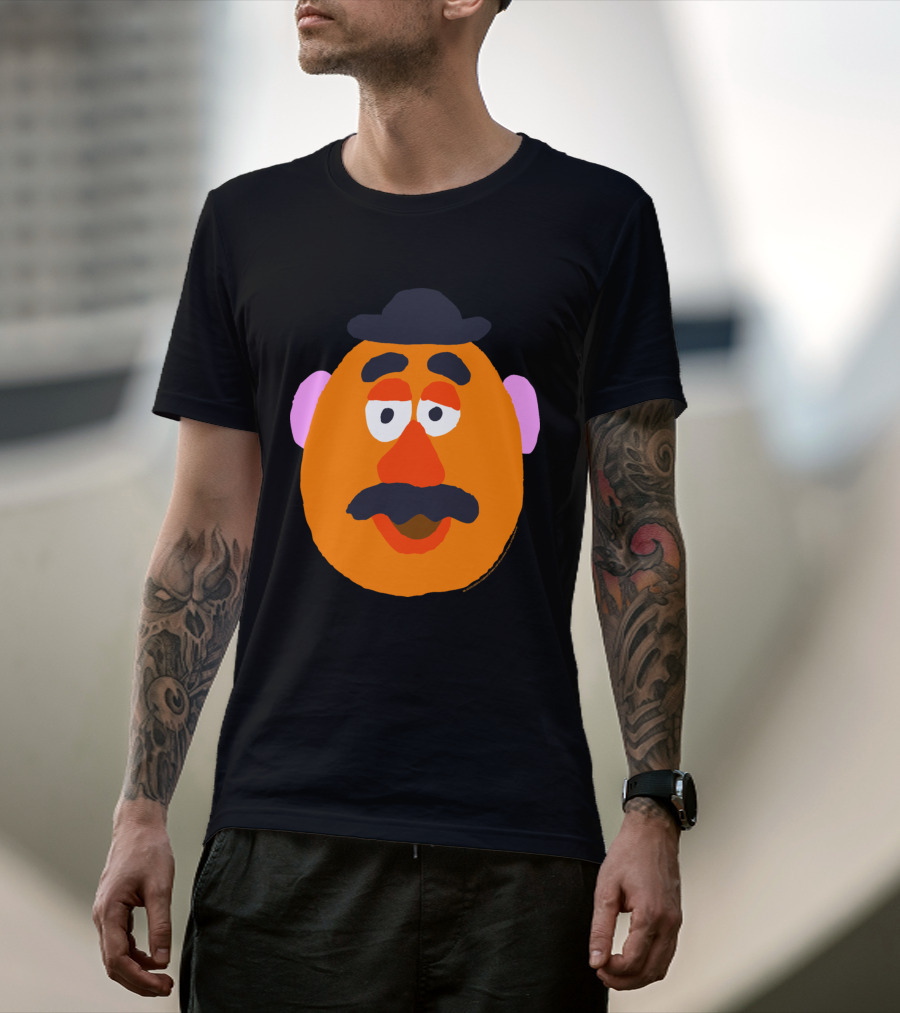 Mr. Potato Head Big Face Mustache Hat T-Shirt