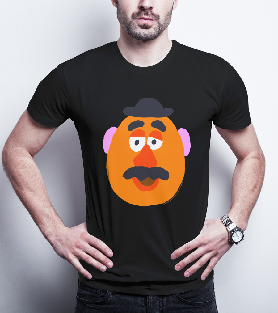 Mr. Potato Head Big Face Mustache Hat T-Shirt