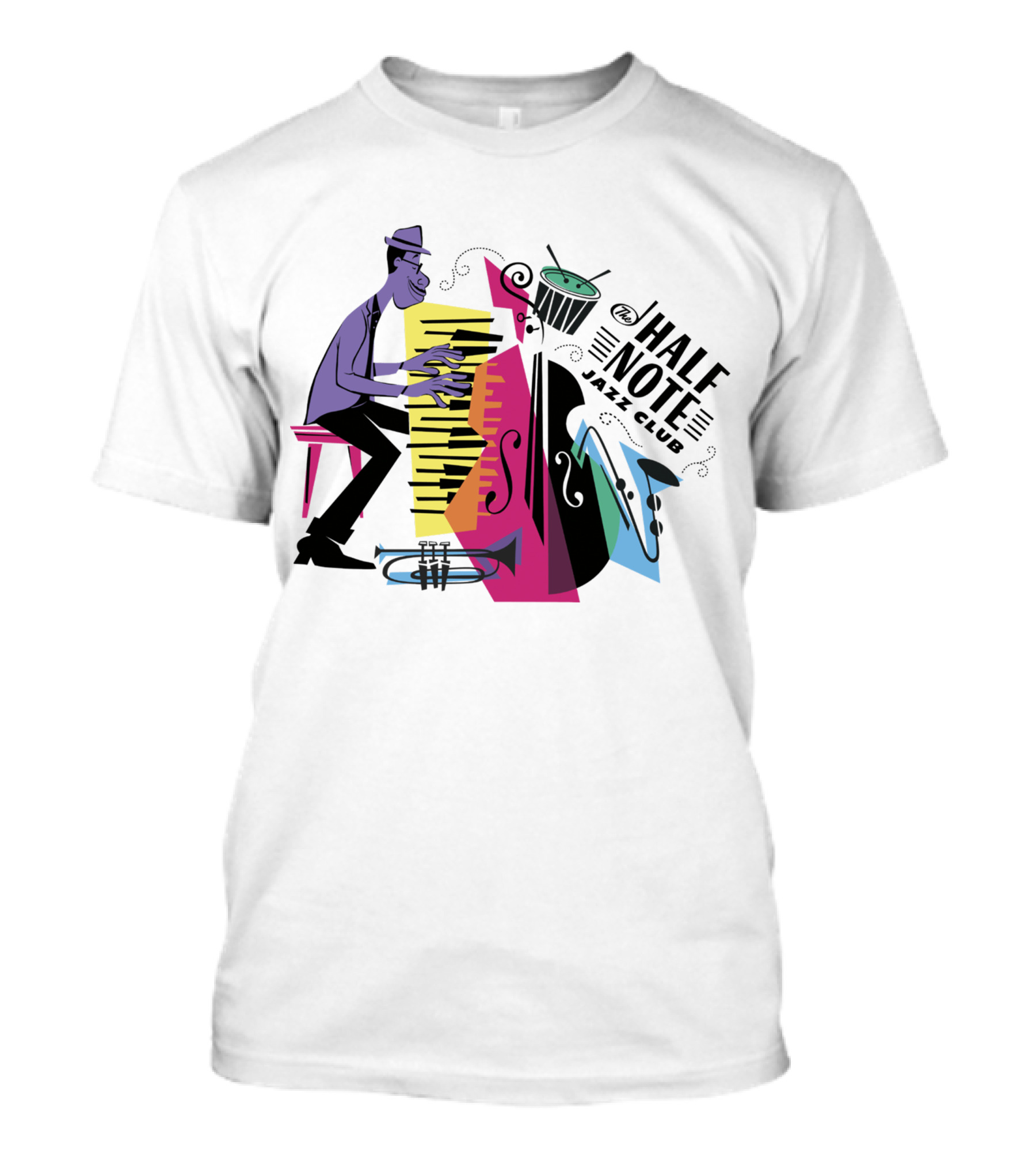 Pixar Soul Joe's Performance At Half Note Jazz Club T-Shirt