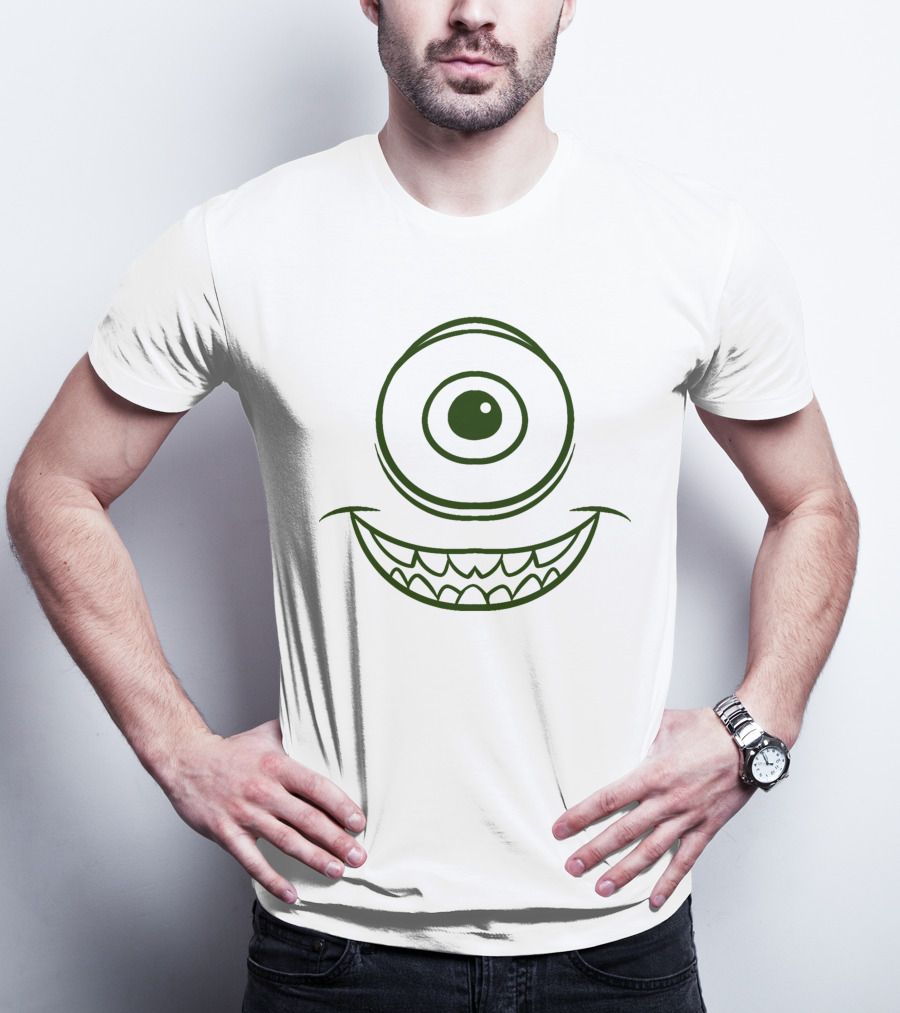Mike Big Face Smiling Cyclops T-Shirt