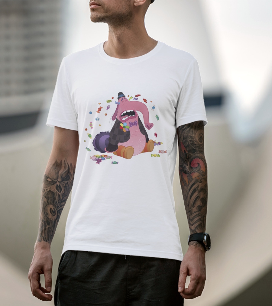 Bing Bong Candy Tears Inside Out Pixar Character Image T-Shirt