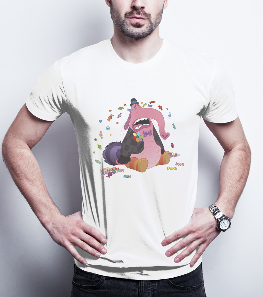 Bing Bong Candy Tears Inside Out Pixar Character Image T-Shirt