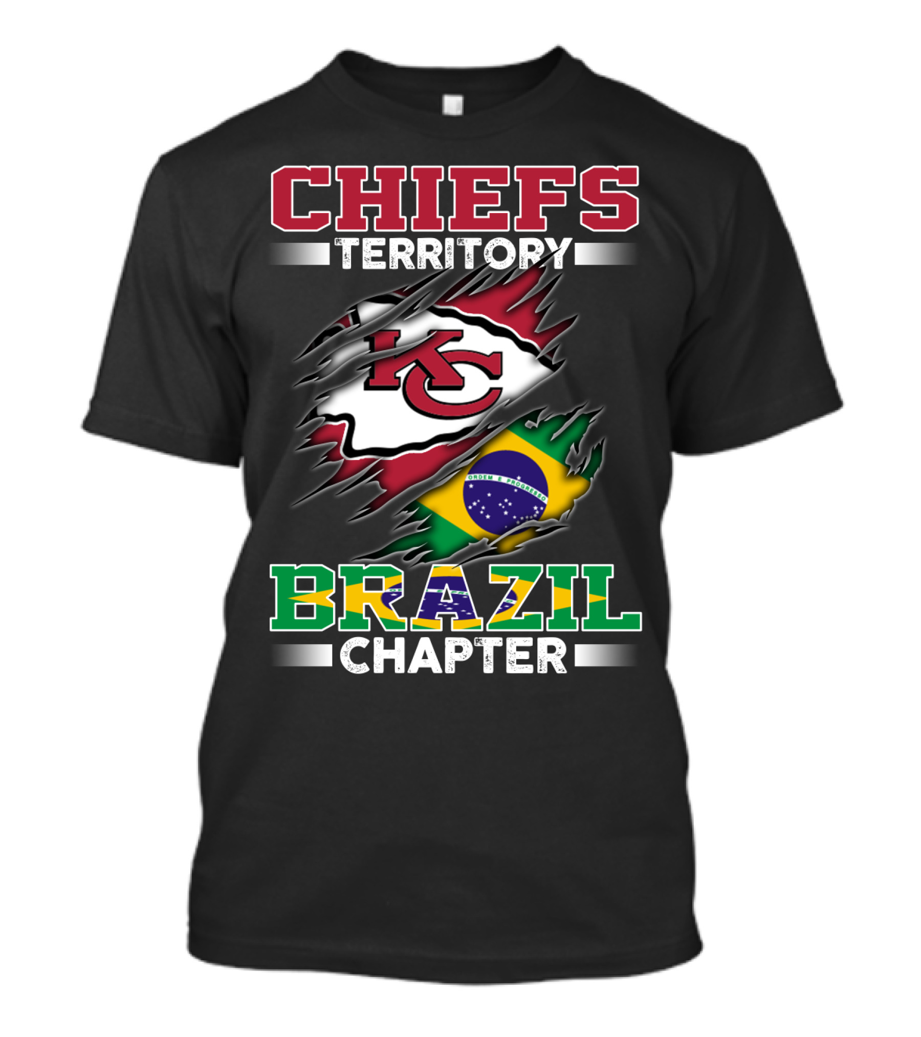 CHIEFS TERRITORY KC BRAZIL CHAPTER T-Shirt