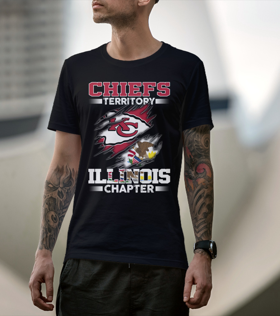 CHIEFS TERRITORY KC ILLINOIS CHAPTER T-Shirt