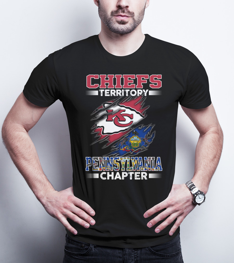 CHIEFS TERRITORY KC LOGO PENNSYLVANIA CHAPTER T-Shirt