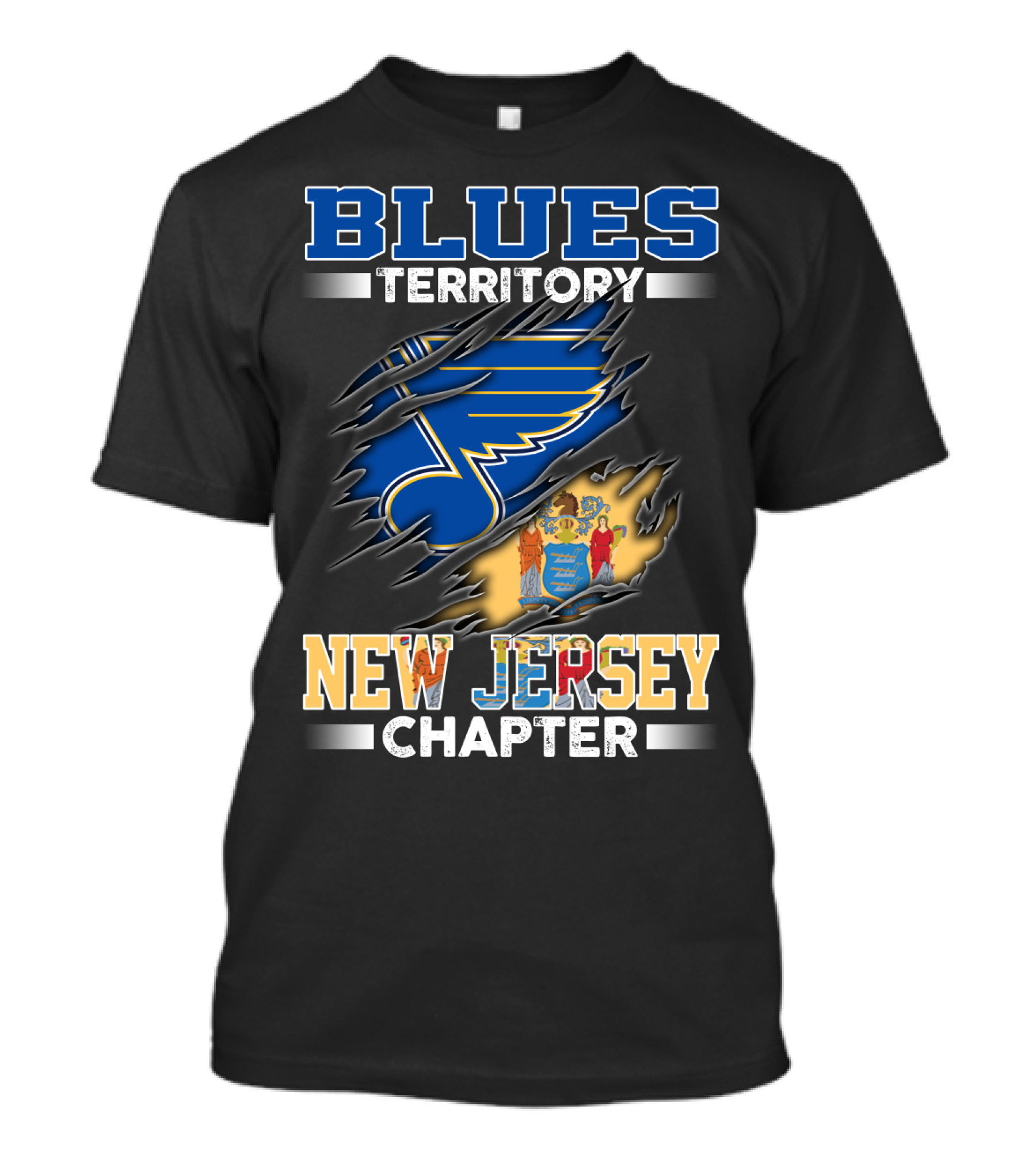 Blues Territory New Jersey Chapter T-Shirt