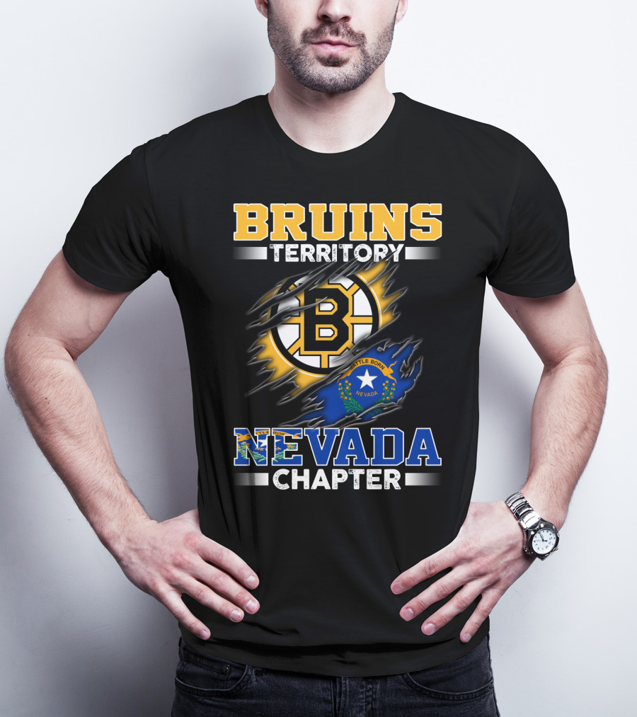 BRUINS Territory Nevada Chapter Battle Born Flag T-Shirt